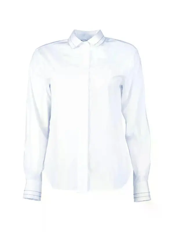 Peserico Pleated Long-sleeve Shirt