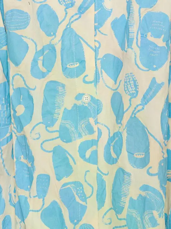 Henrik Vibskov Rooster Printed Midi Dress - Neutrals