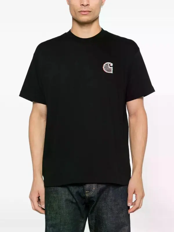 Carhartt Work In Progress Logo-print T-shirt - Black
