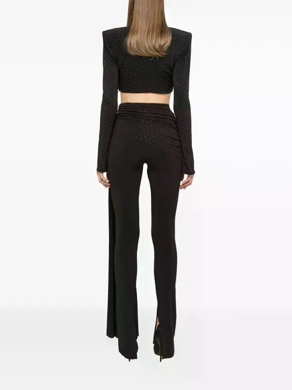 NISSA Rhinestone-embellished Trousers