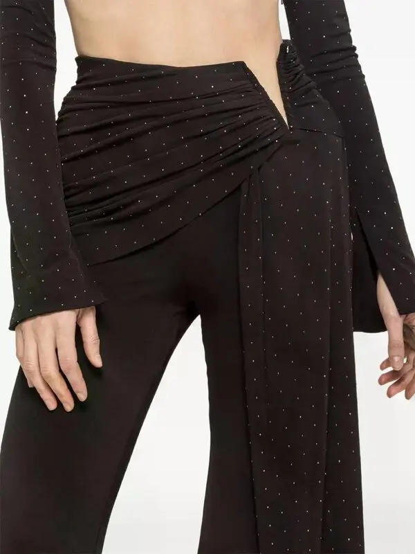 NISSA Rhinestone-embellished Trousers