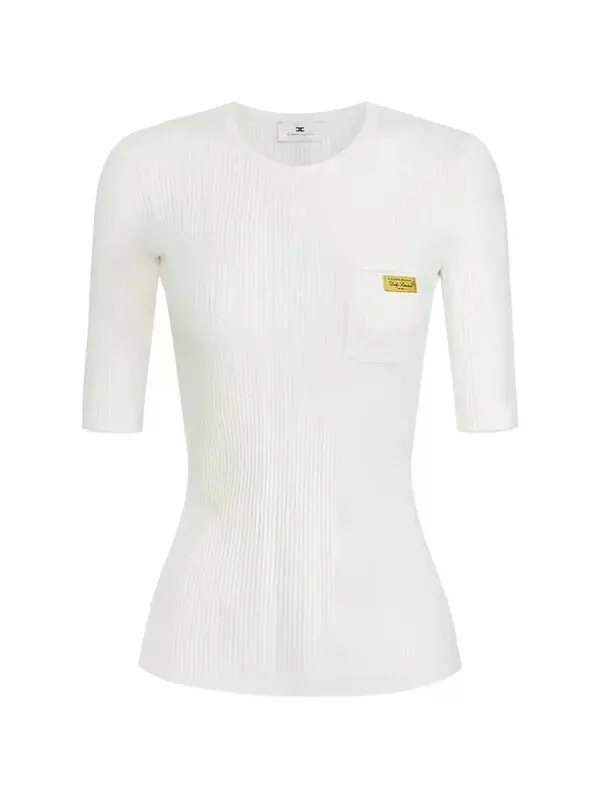 Elisabetta Franchi Logo-detail Top