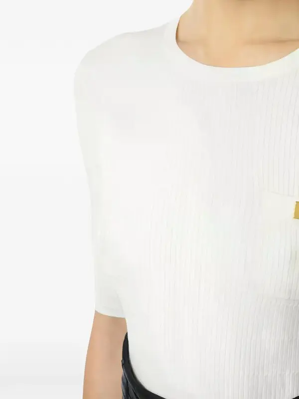 Elisabetta Franchi Logo-detail Top