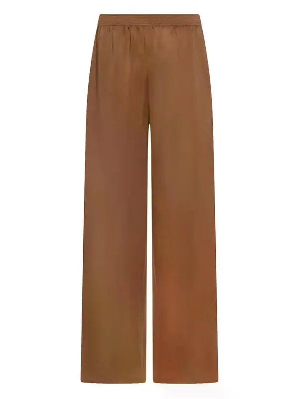 Fabiana Filippi Elasticated Wide Leg Trousers - Brown
