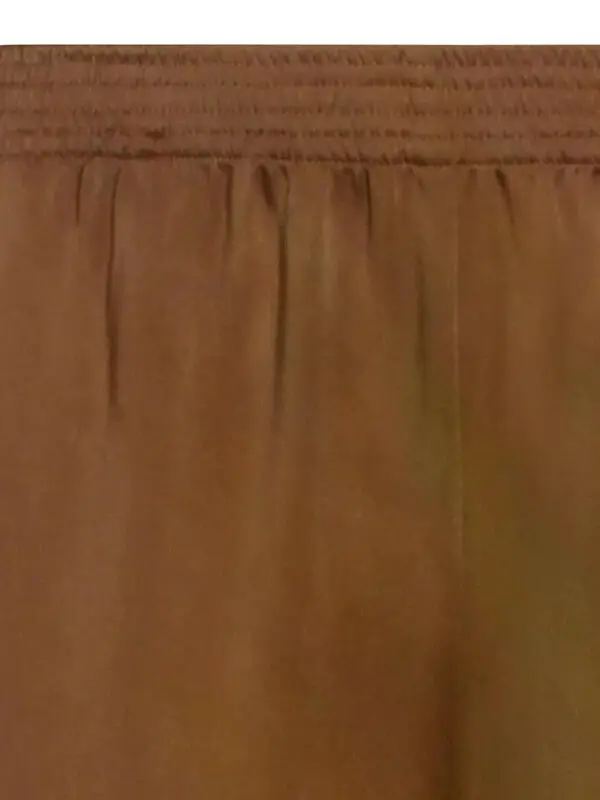 Fabiana Filippi Elasticated Wide Leg Trousers - Brown