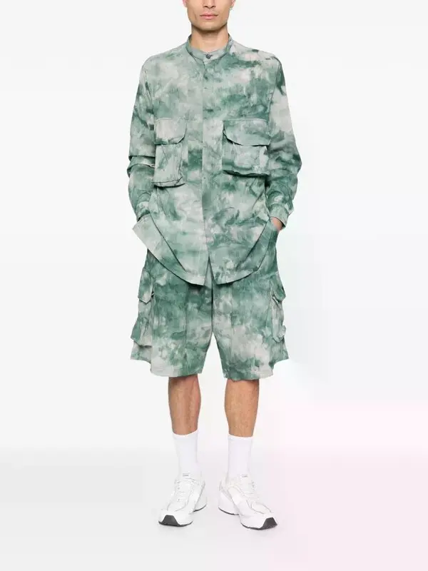 Y3 Aop Tie-dye Pocket Shirt