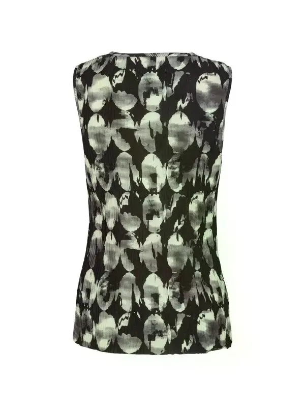 Henrik Vibskov Plissé Printed Top - Black
