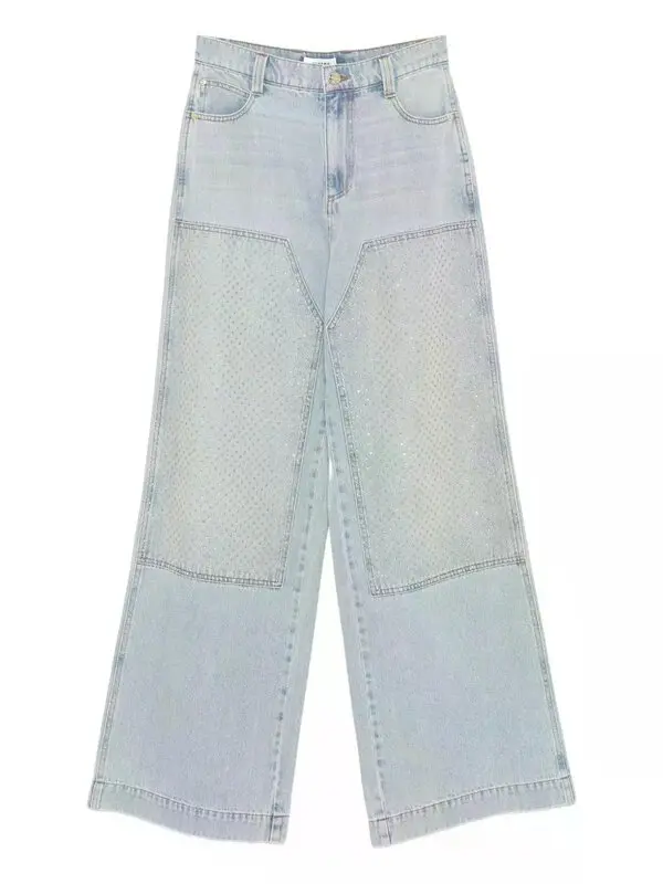 Sandro Rhinestone-embellished Jeans - Blue