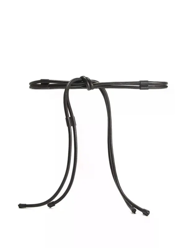 Max Mara Knotted Belt - Black