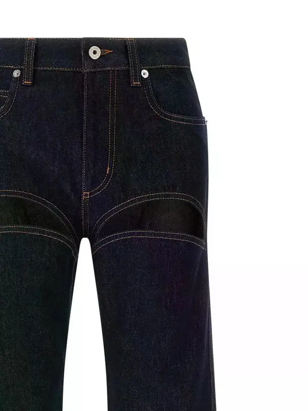 JEAN PAUL GAULTIER Maxi Turn-up Jeans - Blue