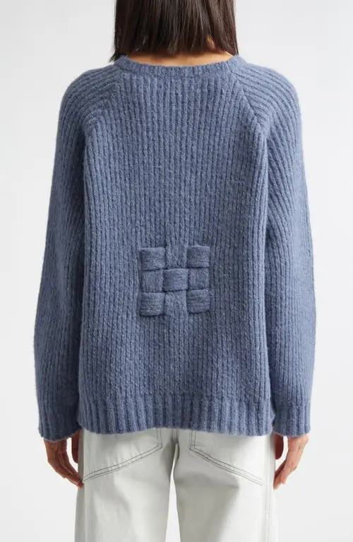 Eckhaus Latta Latch Alpaca & Wool Blend Rib Sweater