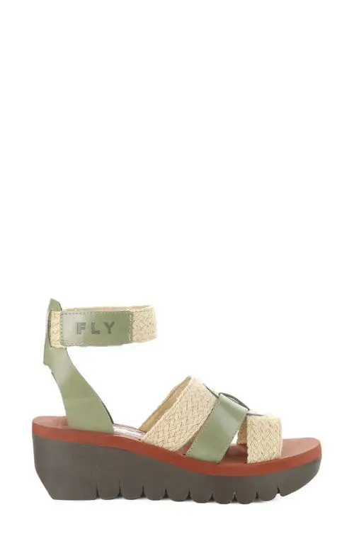 Fly London Yory Ankle Strap Platform Sandal - Smog