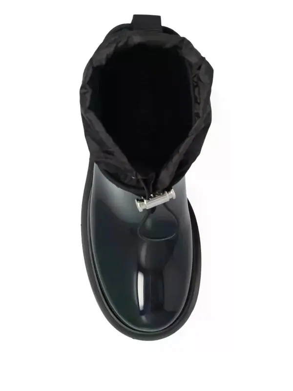 Moncler Logo-patch Rain Boots - Black
