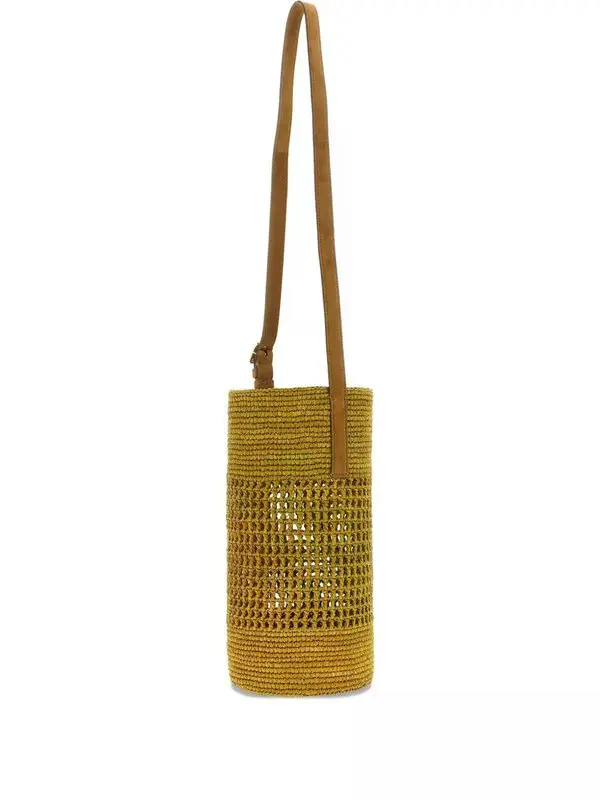 Khaite Woven Raffia Bucket Bag
