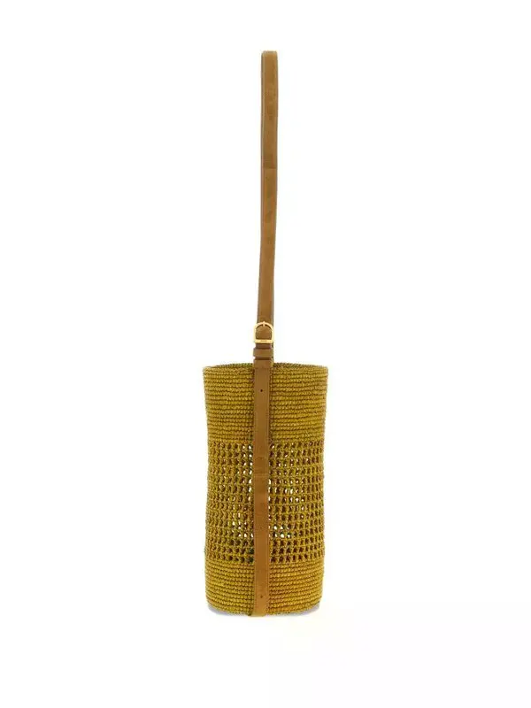 Khaite Woven Raffia Bucket Bag