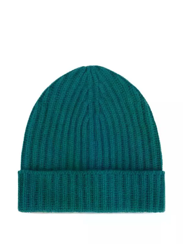 Malo Ribbed Knit Beanie - Green