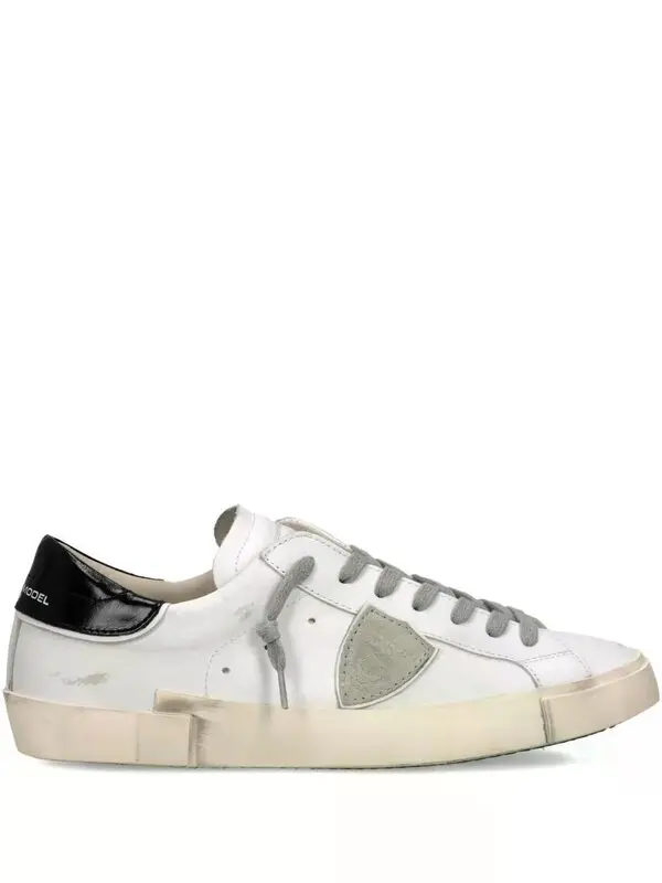 Philippe Model Triangle-patch Sneakers - White
