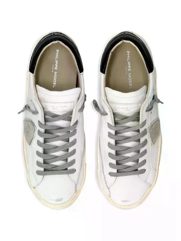 Philippe Model Triangle-patch Sneakers - White