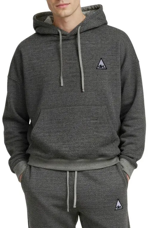 D.RT Oversized Textured Cotton Interlock Hoodie