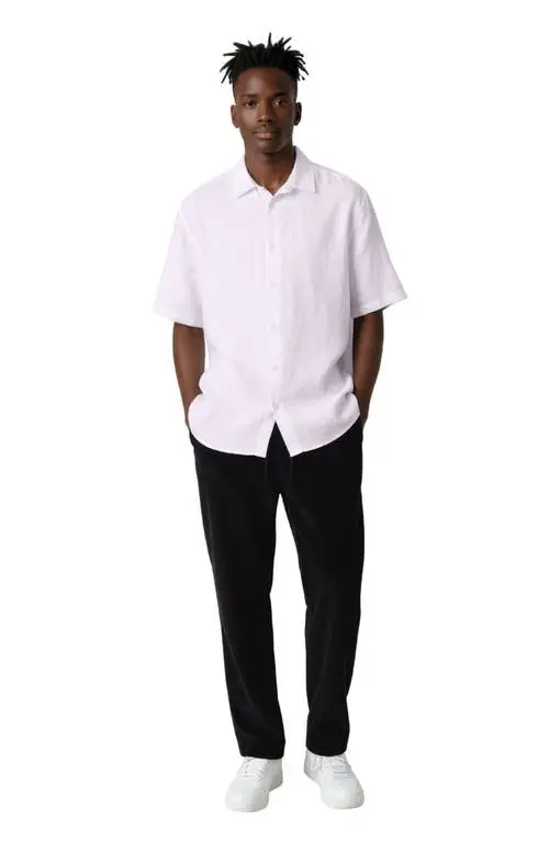 D.RT Box Linen & Cotton Camp Shirt