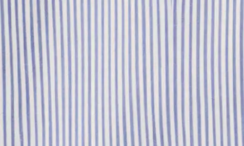 D.RT Oversize Pinstripe Short Sleeve Button-up Oxford Shirt