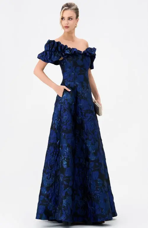 BARIANO Maliyah Off Shoulder Gown
