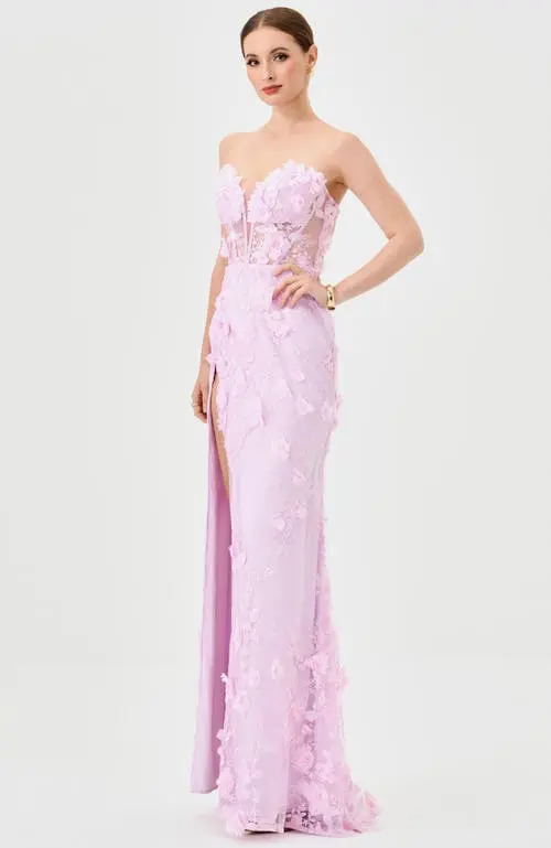 BARIANO Teri 3d Floral Gown