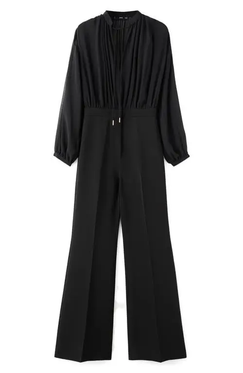 Mango Long Sleeve Jumpsuit