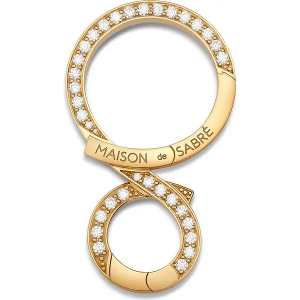 MAISON DE SABRE Anniversary Edition Diamond Charm - Gold