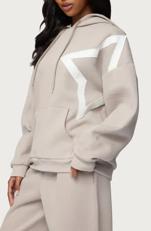 EDIKTED Starly Oversize Hoodie - Gray