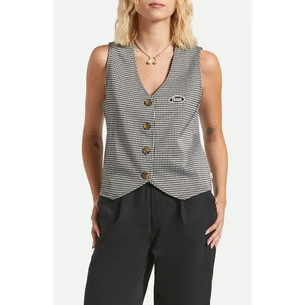 Brixton Houndstooth Leisure Vest