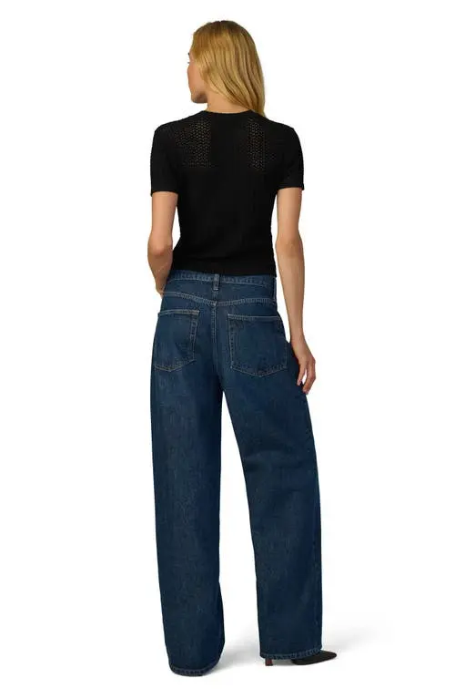 Joe's Jeans Baby Open Stitch T-shirt - Black