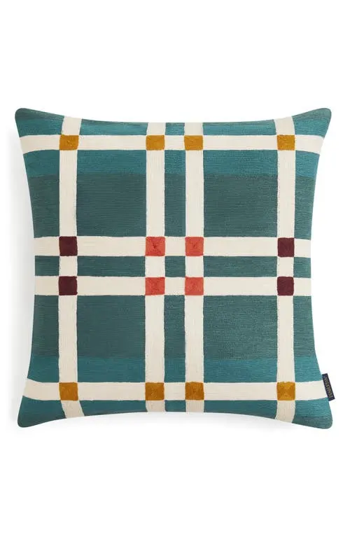 Pendleton Balsa Four Square Cotton Accent Pillow - Balsam Green
