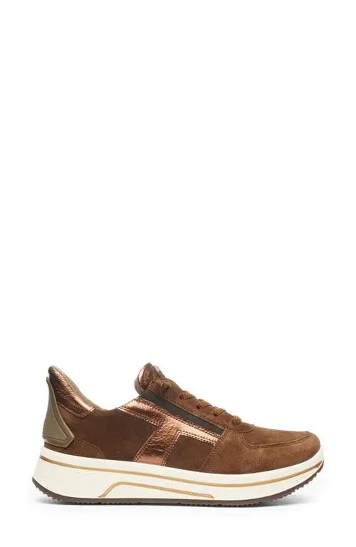 ARA Surrey Low Top Sneaker - Mocca