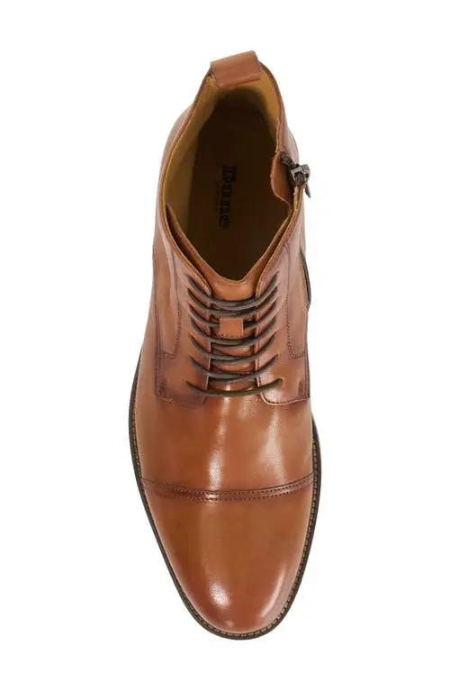 Dune London Matias Lace-up Cap Toe Boots