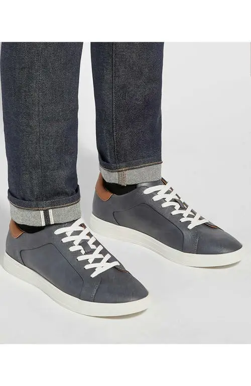 Dune London Traces Low-top Sneaker - Navy