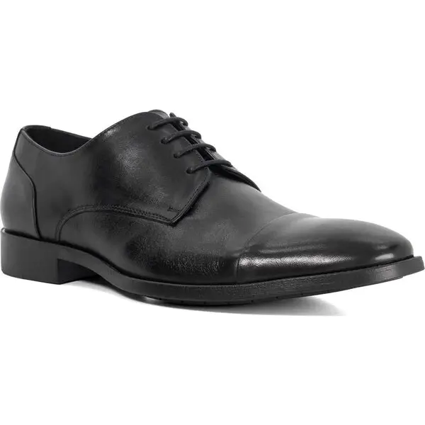 Dune London Plain Toe Oxford - Black