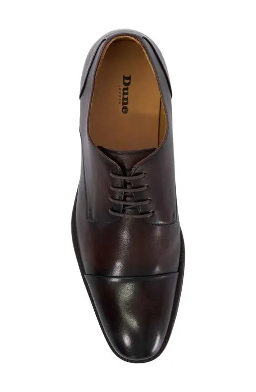 Dune London Plain Toe Oxford - Brown