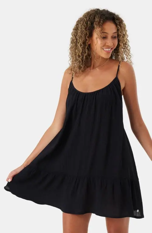 Roxy Summer Fling Mini Cover-up Sundress - Anthracite