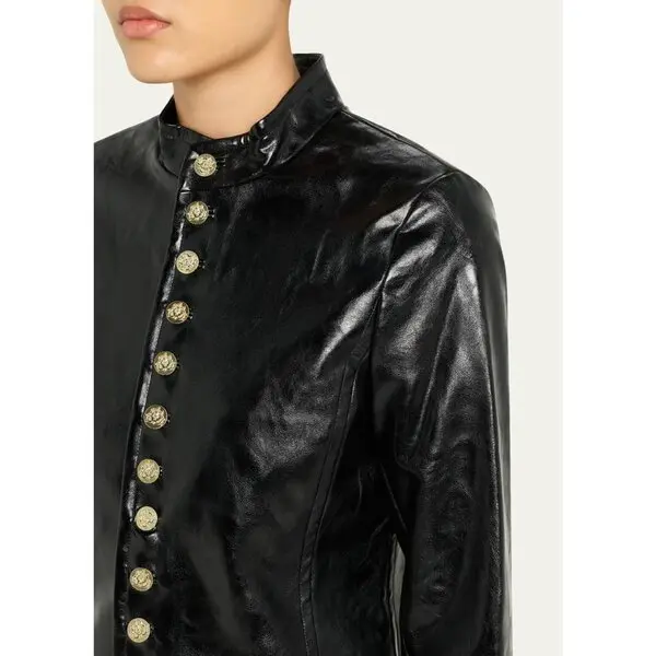 Alice + Olivia Emerson Vegan Leather Jacket