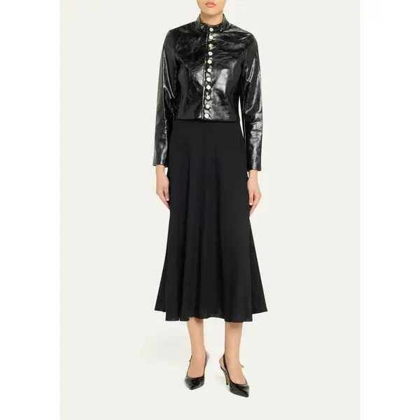 Alice + Olivia Emerson Vegan Leather Jacket