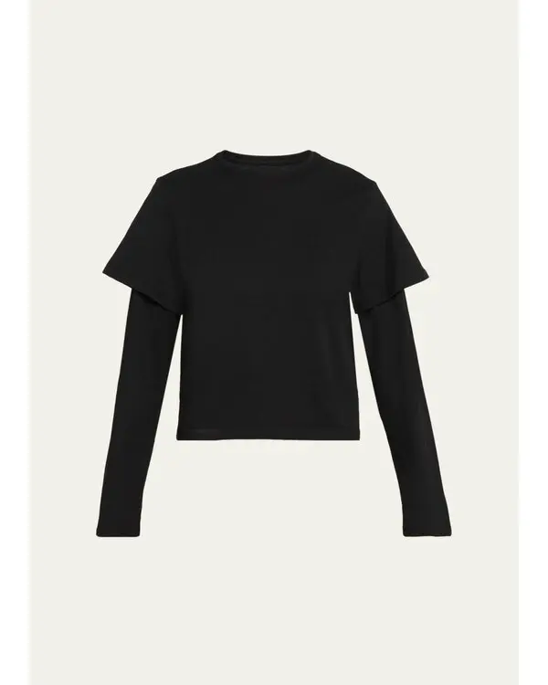 Still Here 2tee Layered Long-sleeve T-shirt