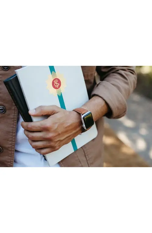 BLUEBONNET Leather Apple Watch Band