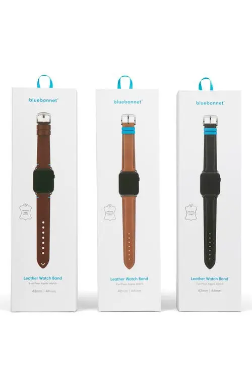 BLUEBONNET Leather Apple Watch® Band