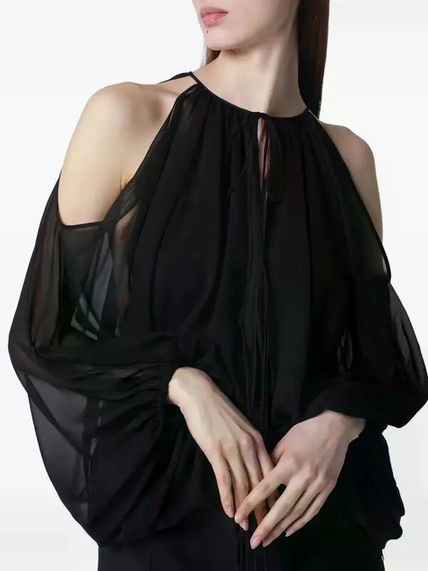 Andamane Tie-detail Blouse