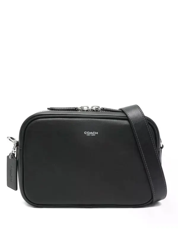 Coach Radio Zip Messenger Bag - Black