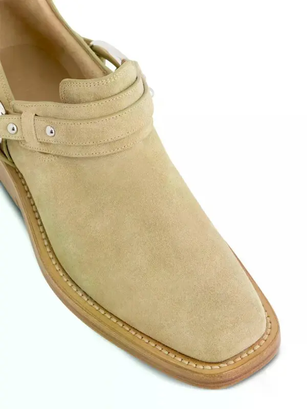 Rabanne Xl Link Biker Ankle Boots - Neutrals