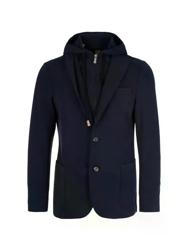 Eleventy Hooded Blazer