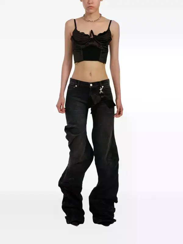 Natasha Zinko Corset Cropped Top