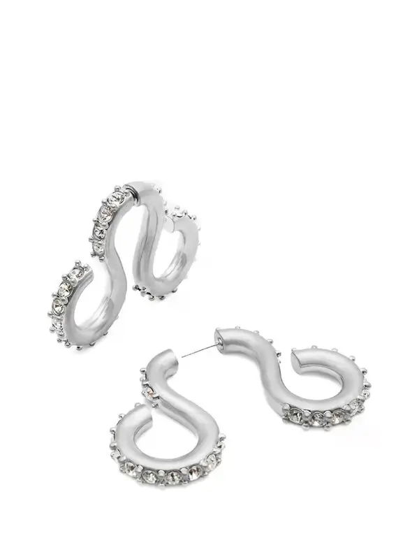 HUGO KREIT Curled-design Earrings